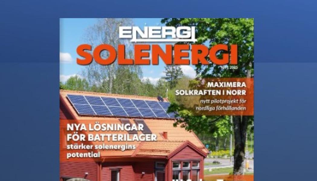 Nya numret av Nordisk Solenergi ute nu (nr 1, 2025) | ENERGInyheter.se